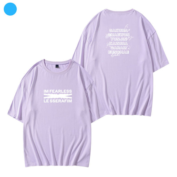 LE SSERAFIM DEBUT MEMBER NAMES T-SHIRT – IDOLS FASHION