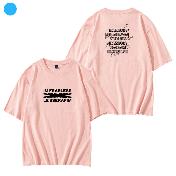 LE SSERAFIM DEBUT MEMBER NAMES T-SHIRT – IDOLS FASHION