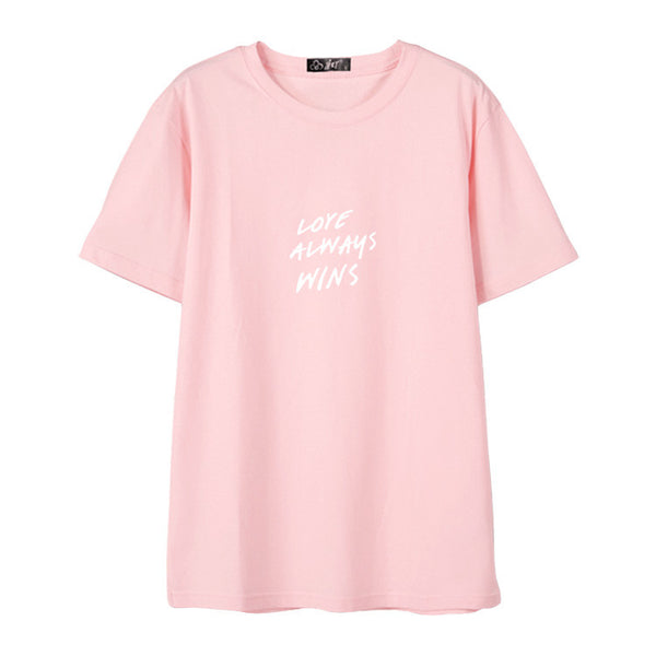APINK BOMI LOVE ALWAYS WINS T-SHIRT – IDOLS FASHION