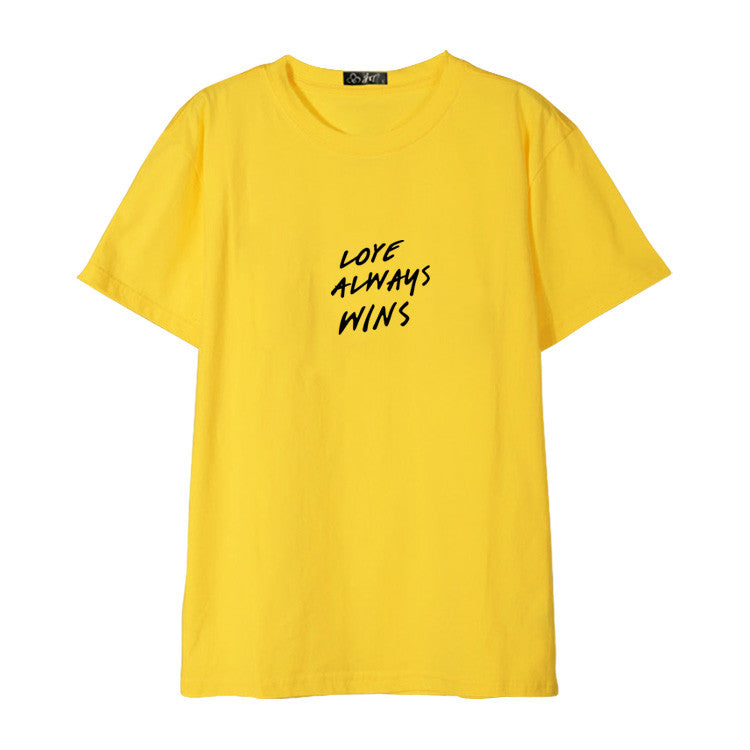APINK BOMI LOVE ALWAYS WINS T-SHIRT – IDOLS FASHION