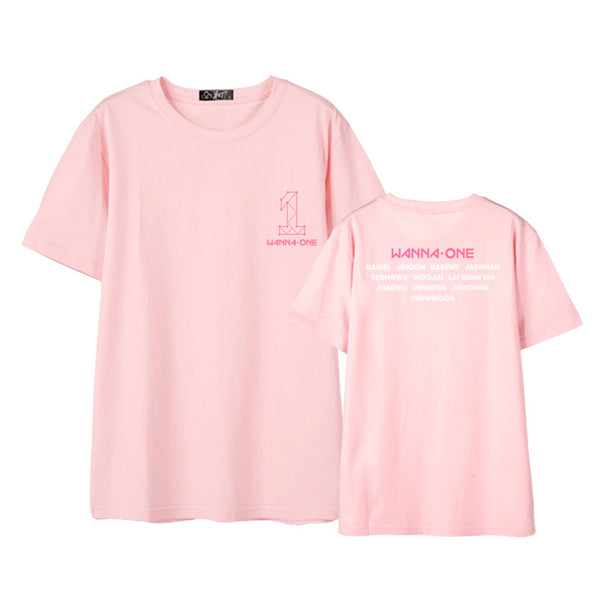 WANNA ONE DEBUT MEMBER NAMES T-SHIRT – IDOLS FASHION